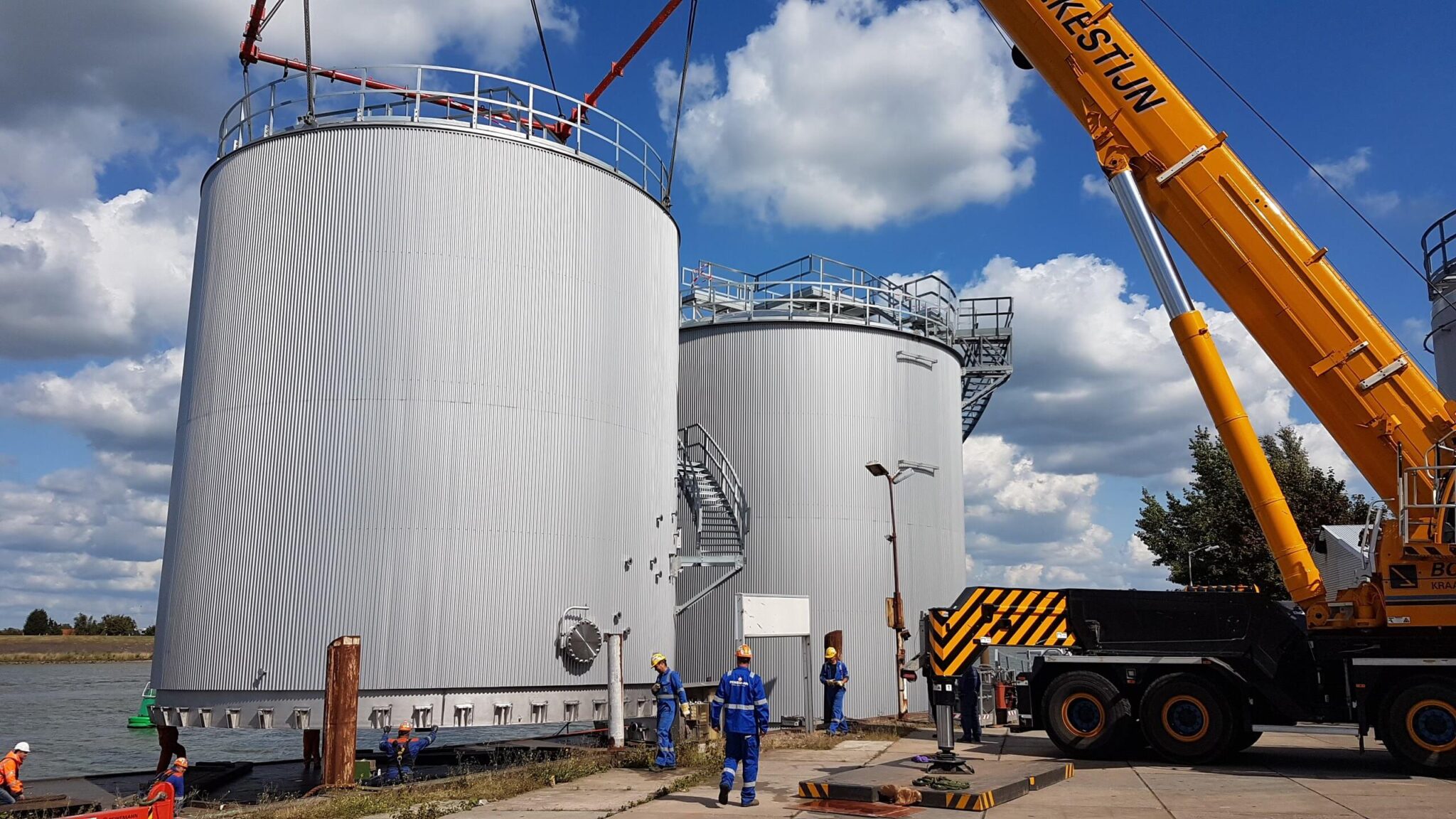 Stainless steel bioenergy storage tanks for fermentation