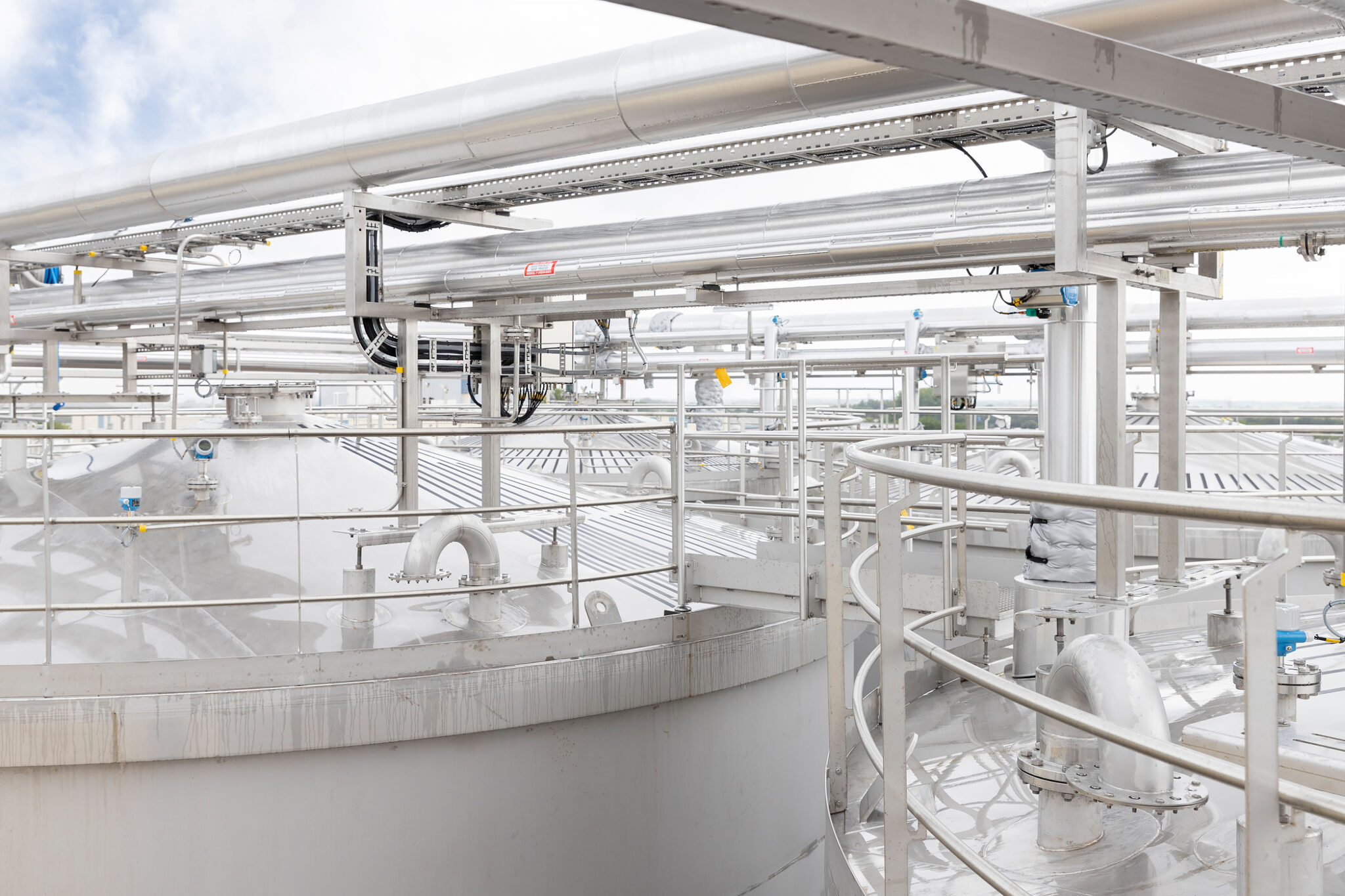 Stainless steel Eurocode 3 tanks for industrial applications